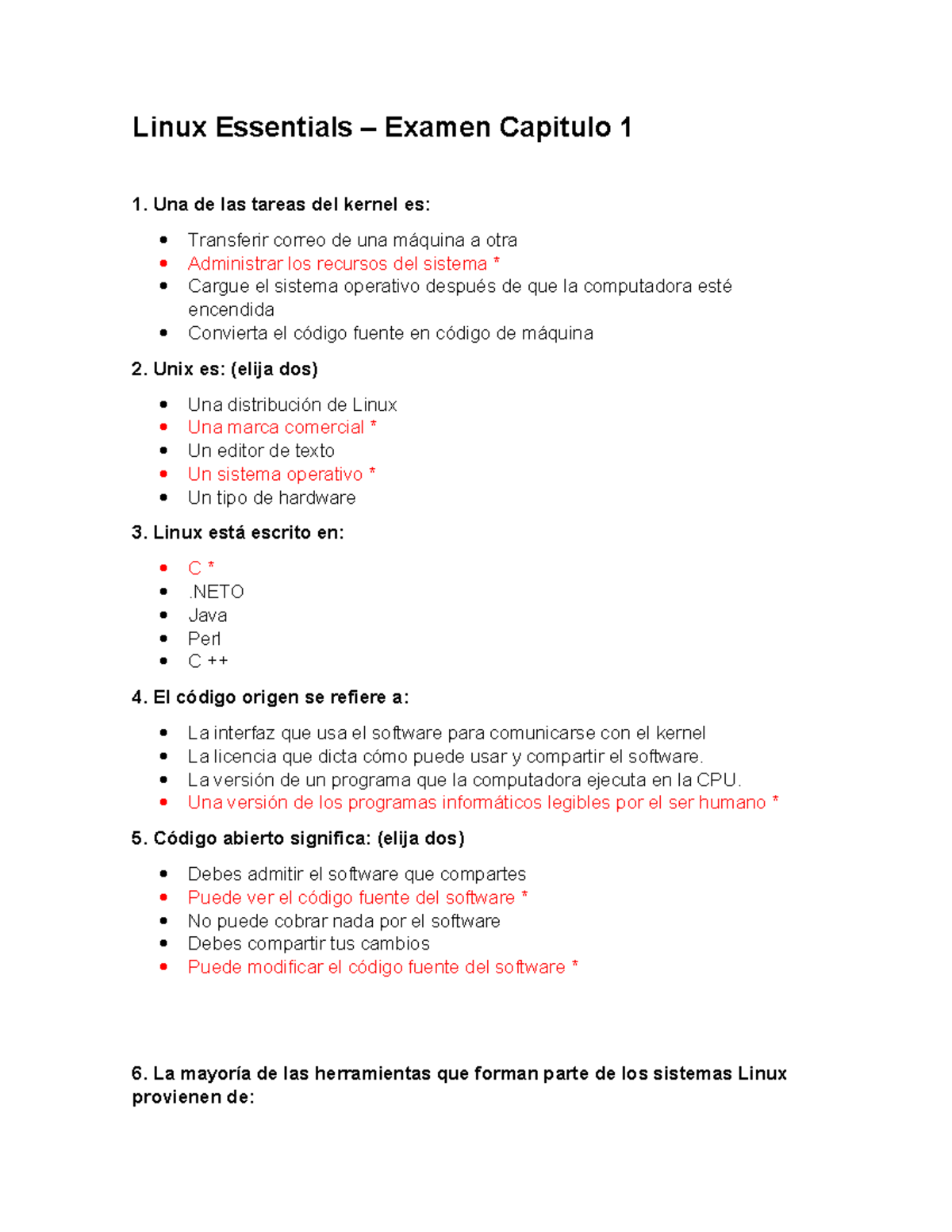 573630573 NDG Linux Essentials Examenes Capitulos 1 8 Resueltos - Linux Essentials – Examen ...