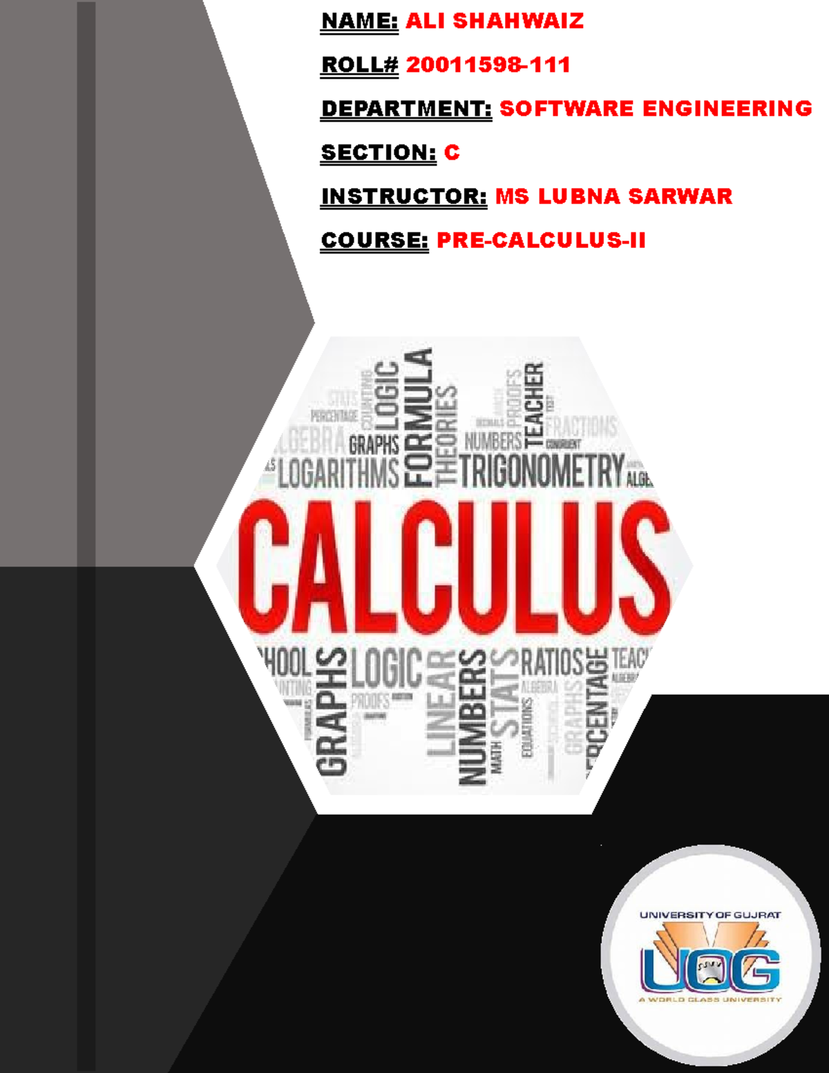 Write down applications of Calculus in Computer Science. - Jj s A NAME ...