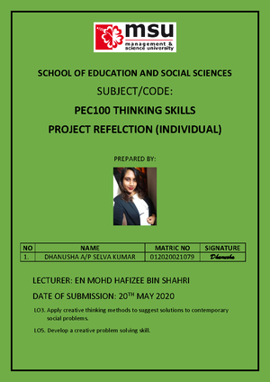 Guided Activity - pec skills - MANAGEMENT AND SCIENCE UNIVERSITY PEC800 ...