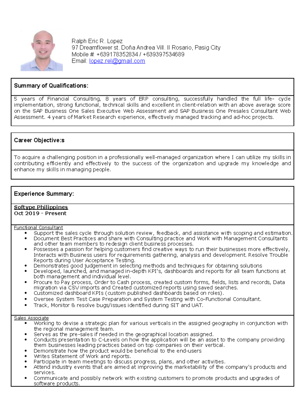 Ralph Eric Lopez - Aug 29 - Ralph Eric R. Lopez 97 Dreamflower st. Doña ...