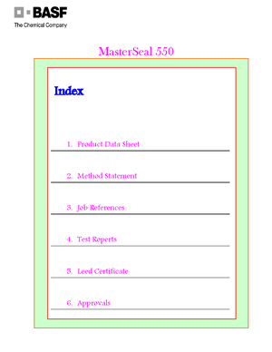 Setseal C - civil material - Technical Submittal Setseal C By: DCP ...