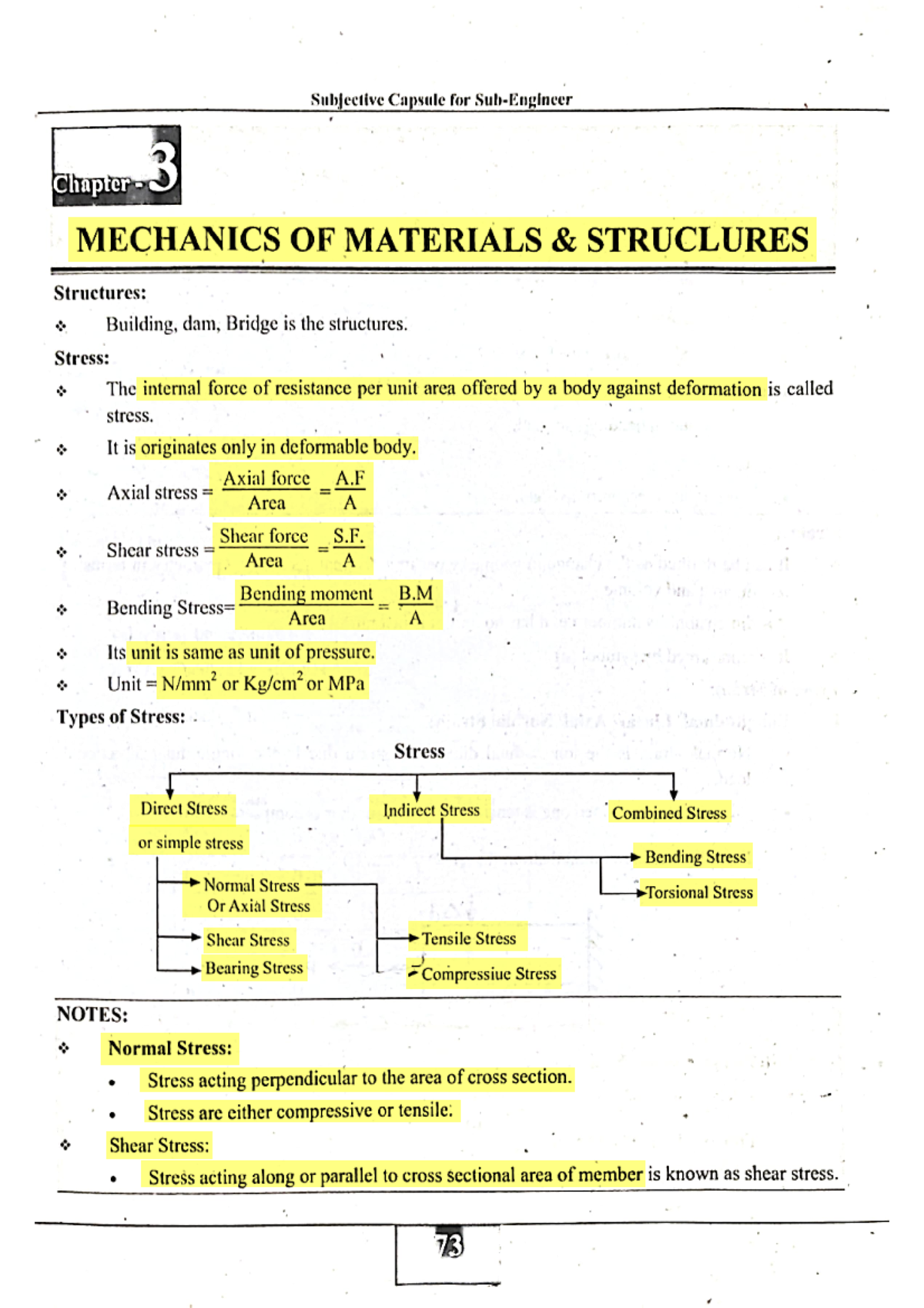 mechanics of stucture - Civil engineering - Studocu