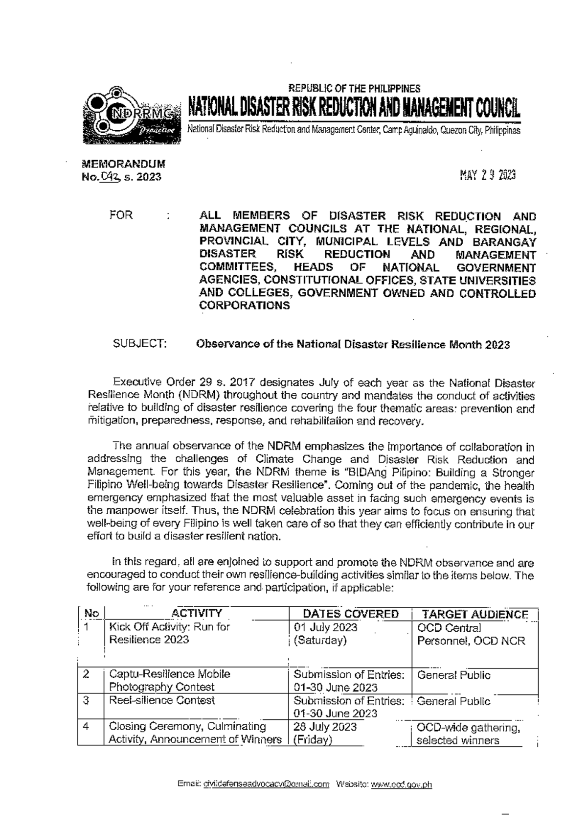 NDRM 2023 Memo rotated - Nursing - Studocu