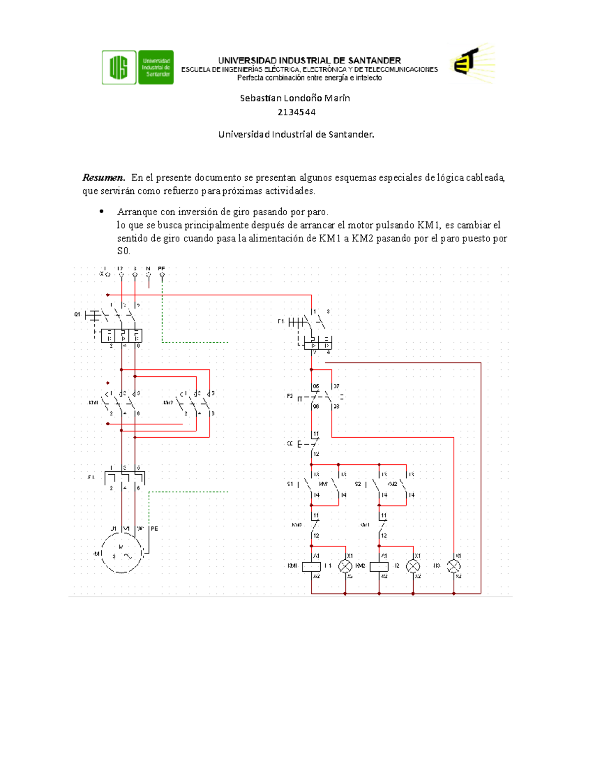 Circuitos especiales logica cableada - Sebastian Londoño Marin 2134544 ...