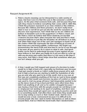 Short write 4 - A good idea of how professor Gracy likes his ...