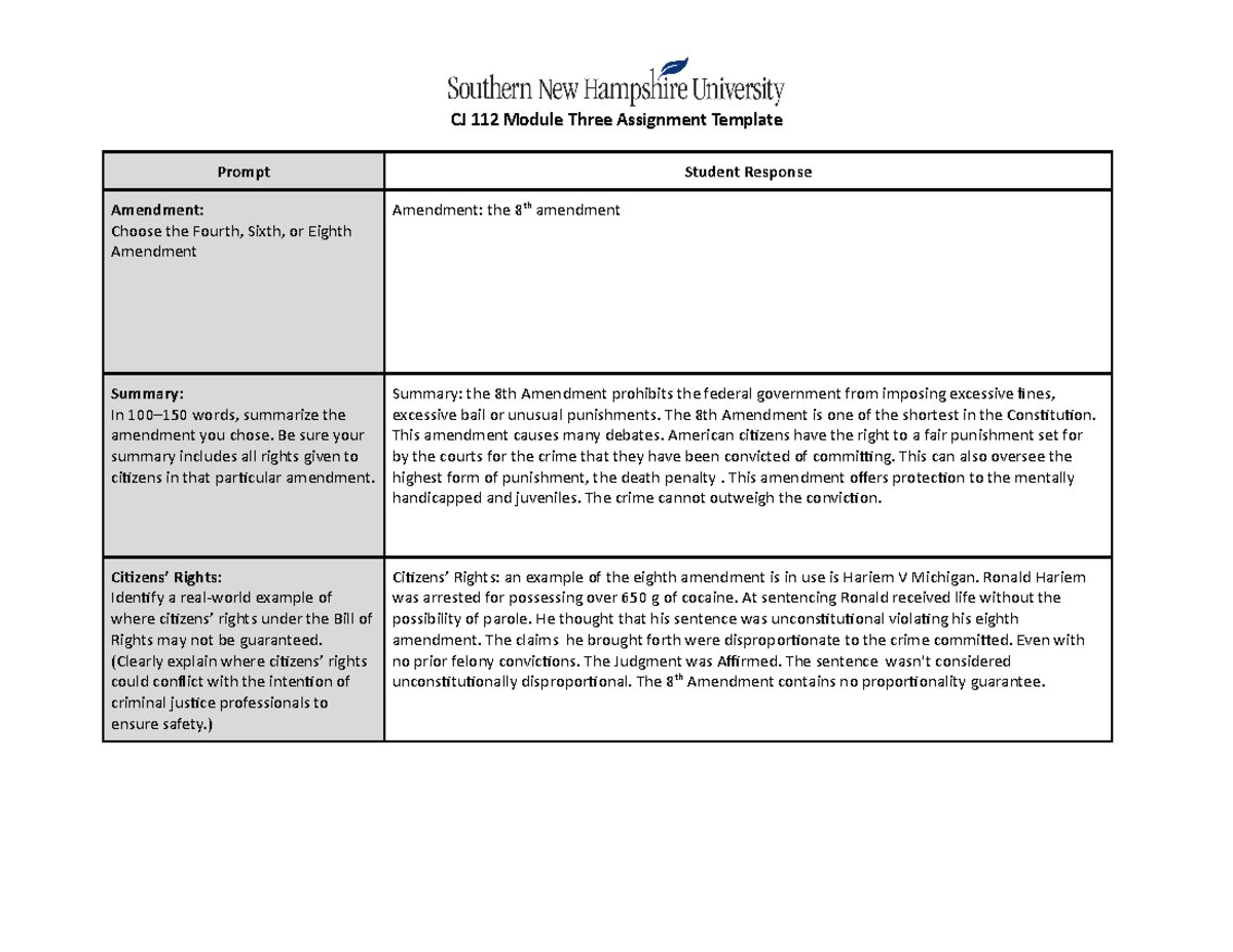CJ 112 Module Three Assignment Template (1) - CJ 112 Module Three ...