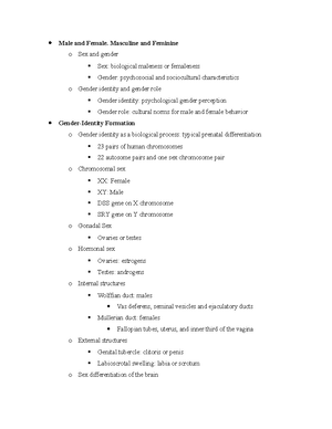 Human sex and Society chapter 3 - External female genitalia o Mons ...