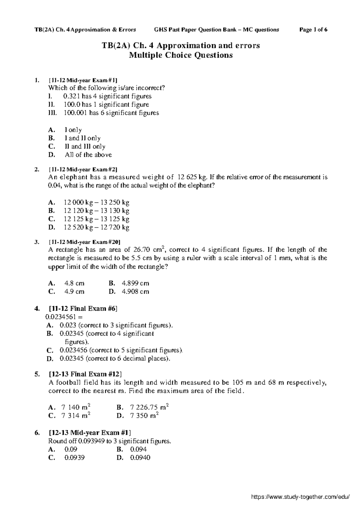 Good-Hope-School 11-16-2A-Ch - TB(2A) Ch. 4 Approximation and errors ...
