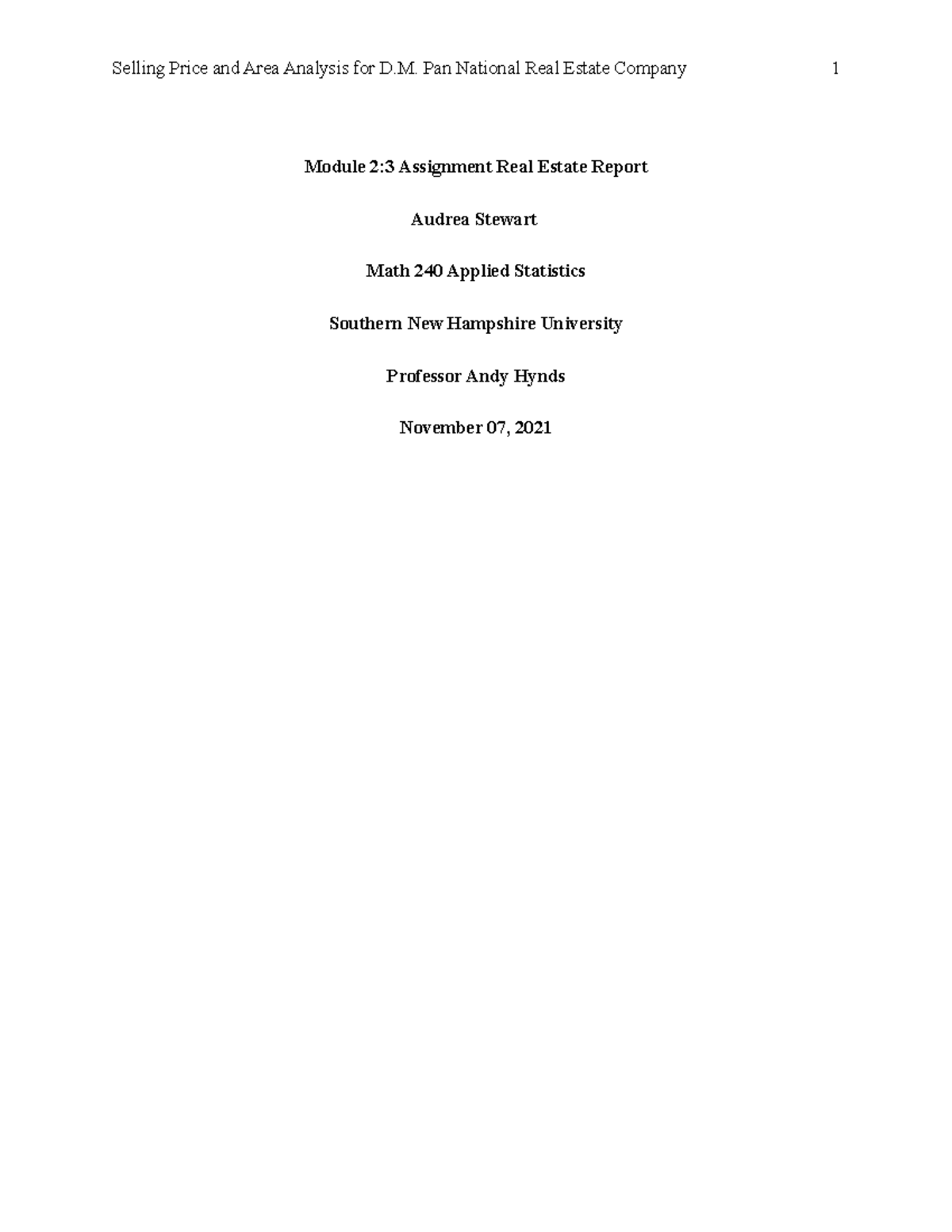 MAT 240 Module Two Assignment Template Audrea Stewart Complete SNHU EDU ...