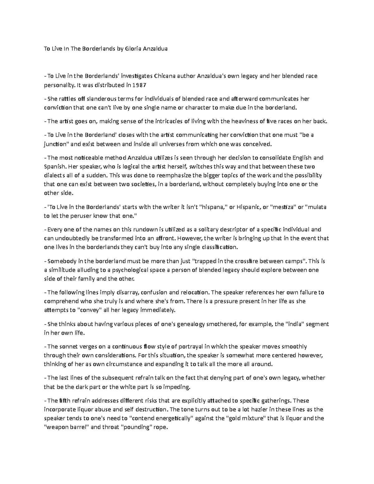 Document (9) To Live In The borderline - To Live In The Borderlands by ...