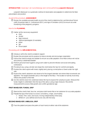 GTPALM LECTURE - Gravidity and parity are important parts of a complete ...