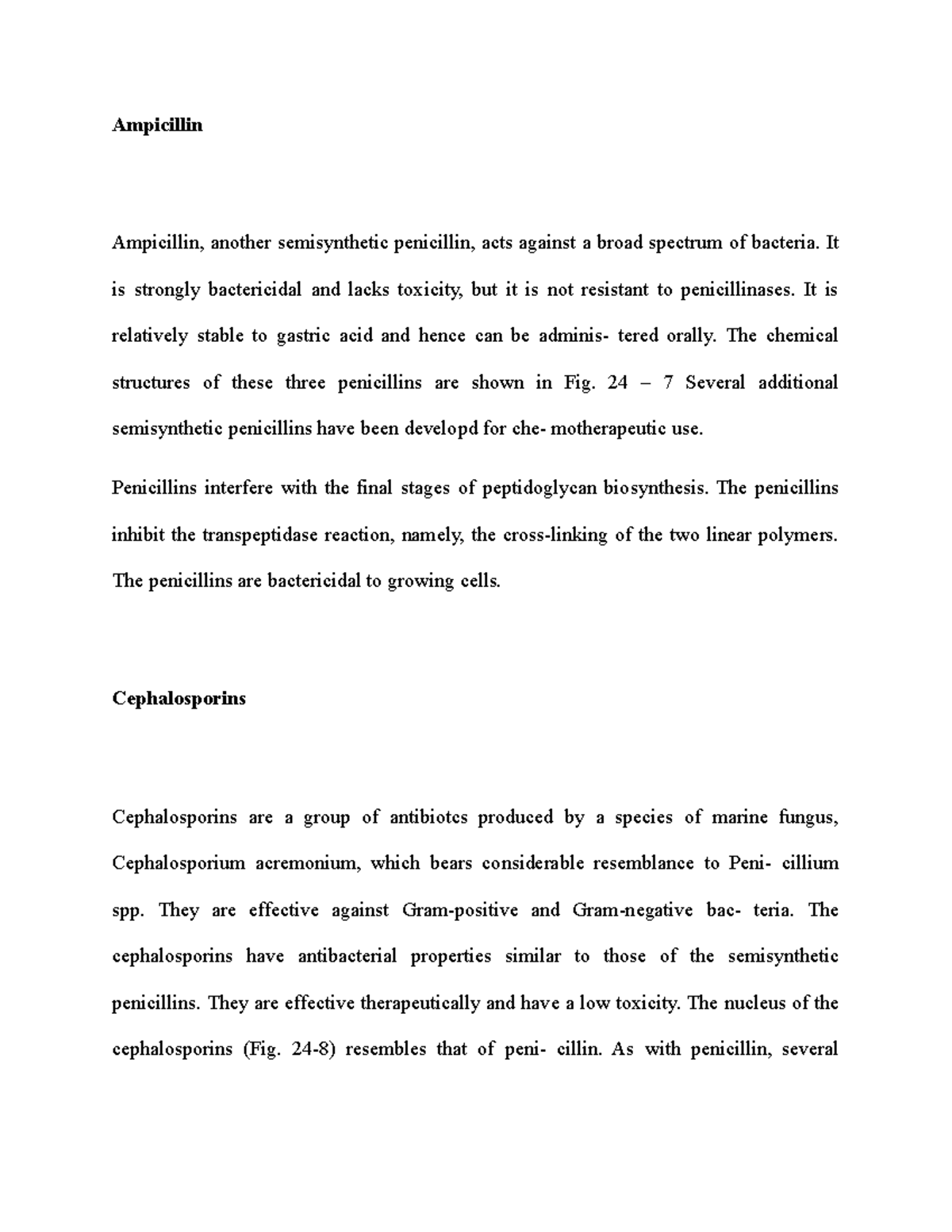 Ampicillin - Ampicillin Ampicillin, another semisynthetic penicillin ...