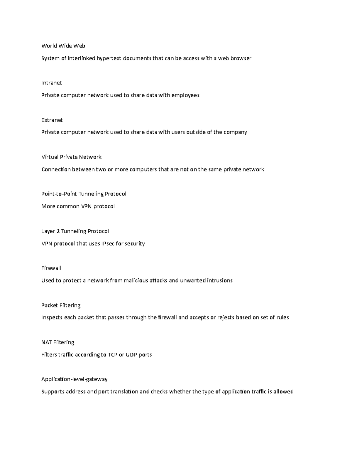 Advanced computer networks lecture notes 4 - World Wide Web System of ...