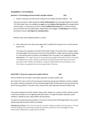 2022 DPR2603 Assignment 2 Questions - Topic: 2022 Semester 1 Assignment 2 Questions Name of ...