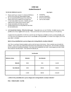 STAT 200 2021 GE3 - Practice exercises for variables, Standard ...