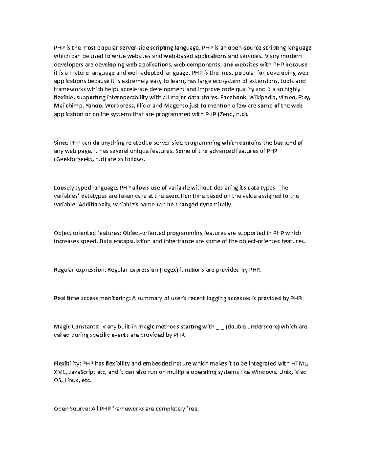 Discussion-4-1 - Discussion-4-1 solution - PHP is the most popular ...