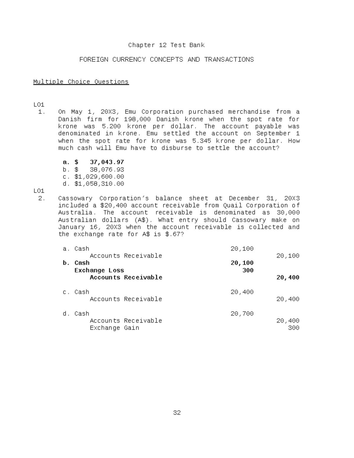Foreign Currency 21pages - Accounting - Studocu