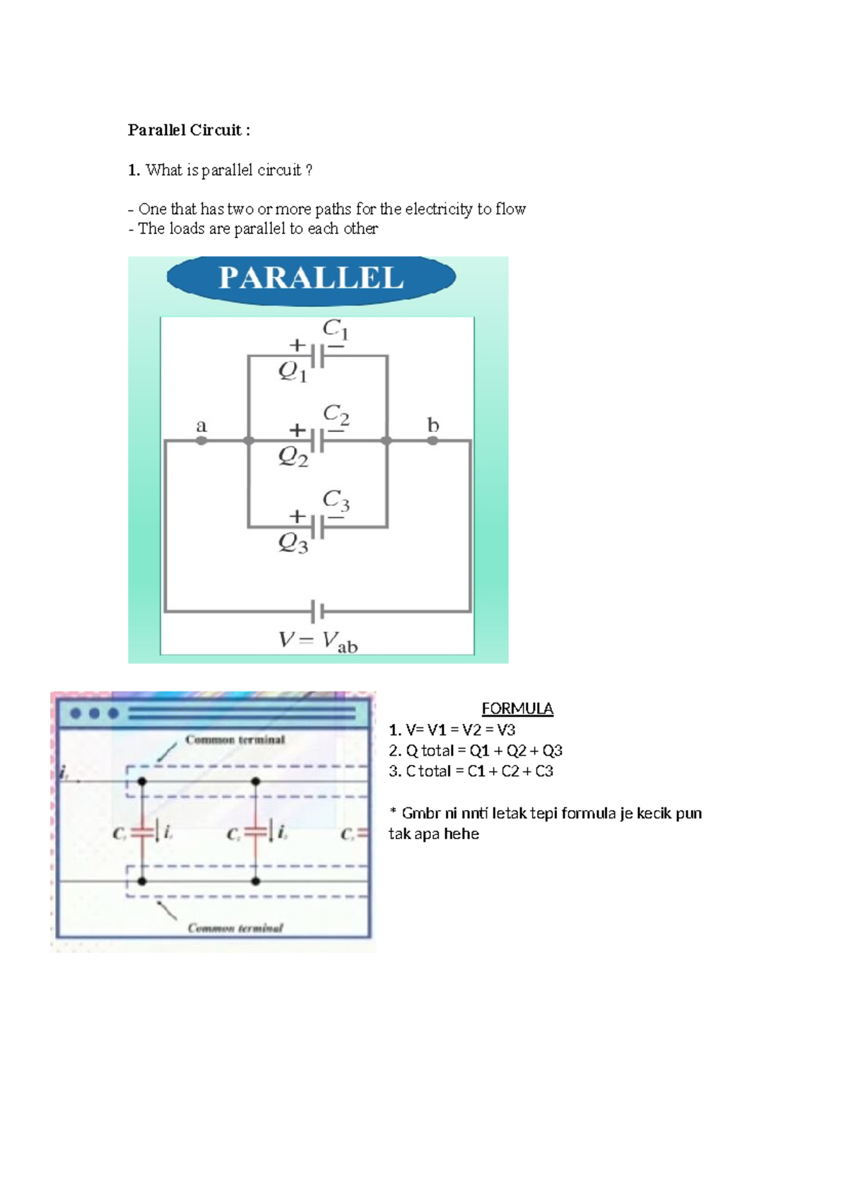 Parallel Circuit - What is parallel circuit? One that has two or more ...