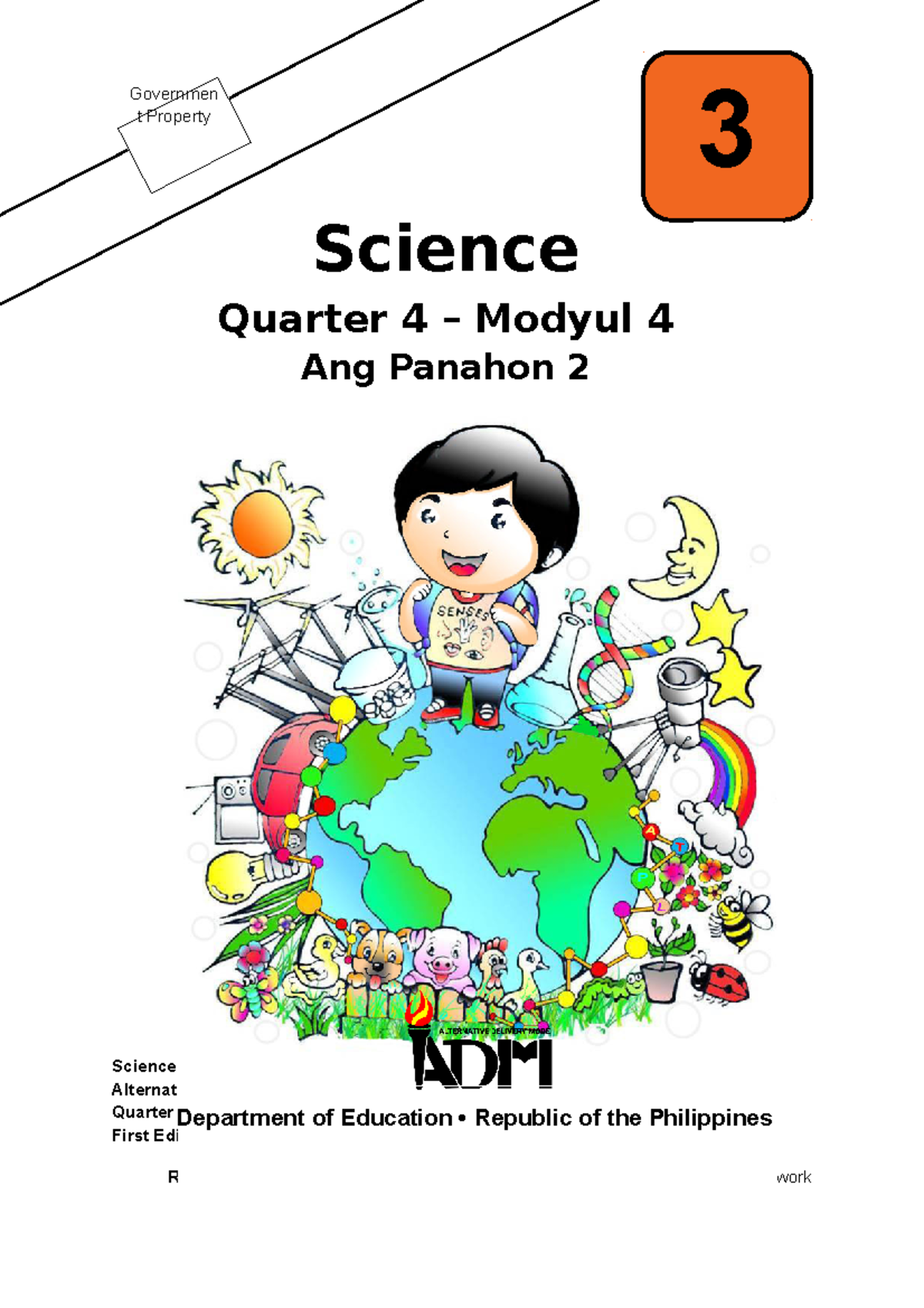 Science 3 q4 Modyul 4 Ang-Panahon v4 - Science - Grade 3 Alternative ...