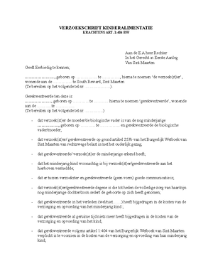 Echtscheidingsverzoekschrift template voorbee;d - ECHTSCHEIDINGSVERZOEK ...