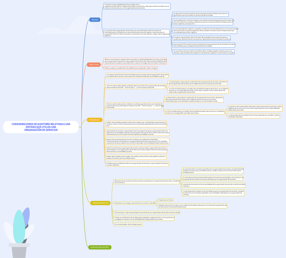 Esquema NIA 402 - CONSIDERACIONES DE AUDITORÍA RELATIVAS A UNA ENTIDAD ...