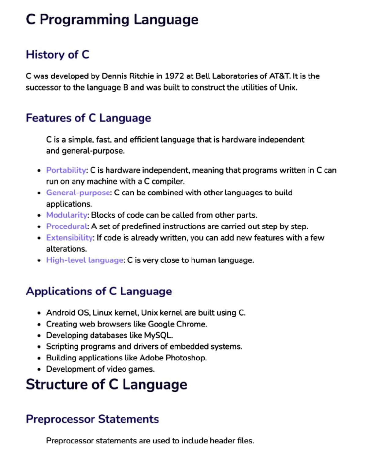 PPC Unit 1 new - NEP 2020 syllabus PPC notes - CProgramming Language ...