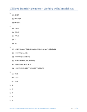 IFS 121E Practical 3 Instructions Exercise - Fundamentals of Information Systems (IFS121 ...