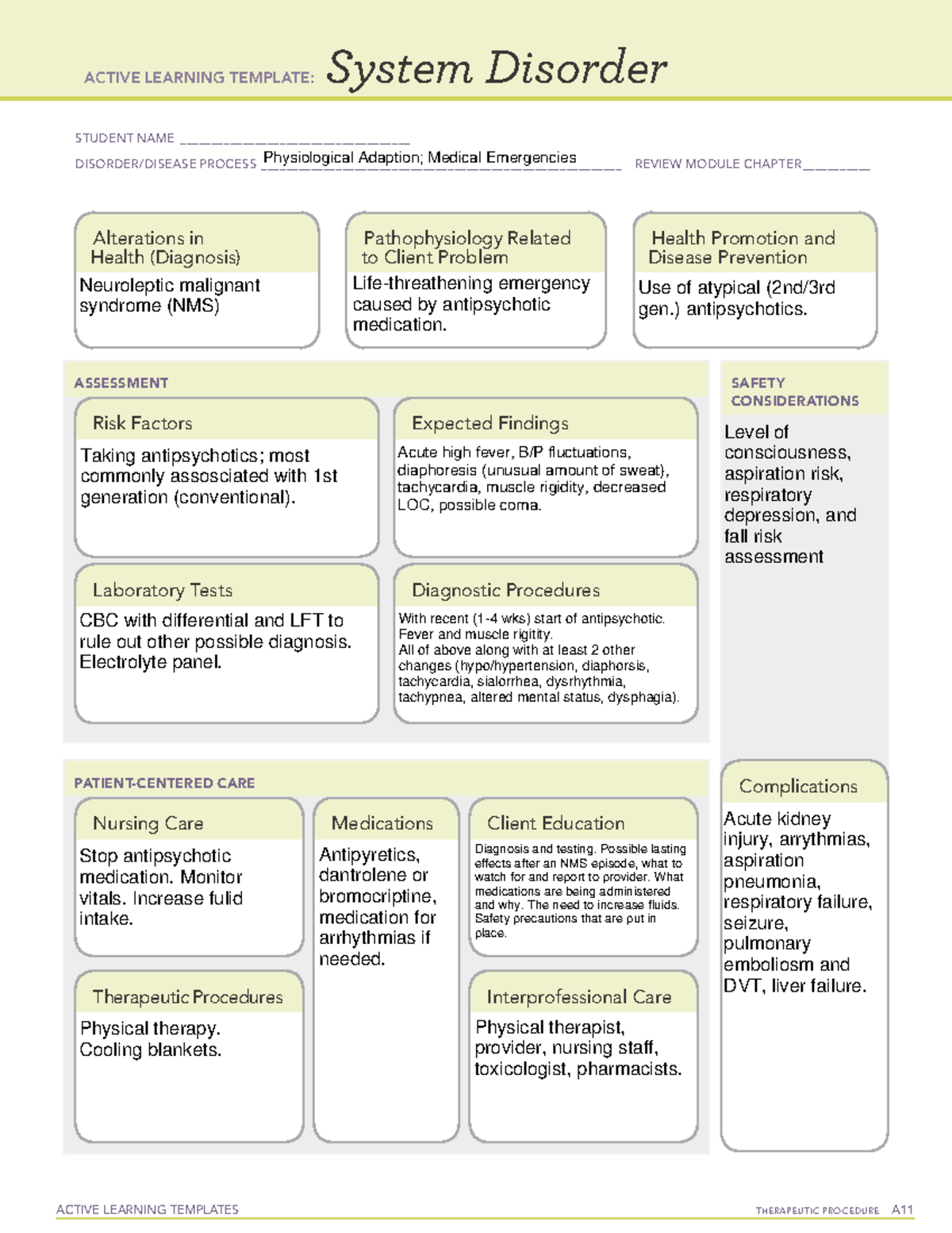 Sys Dis NMS 1 - ATI ALT that are required to attend lab - ACTIVE ...