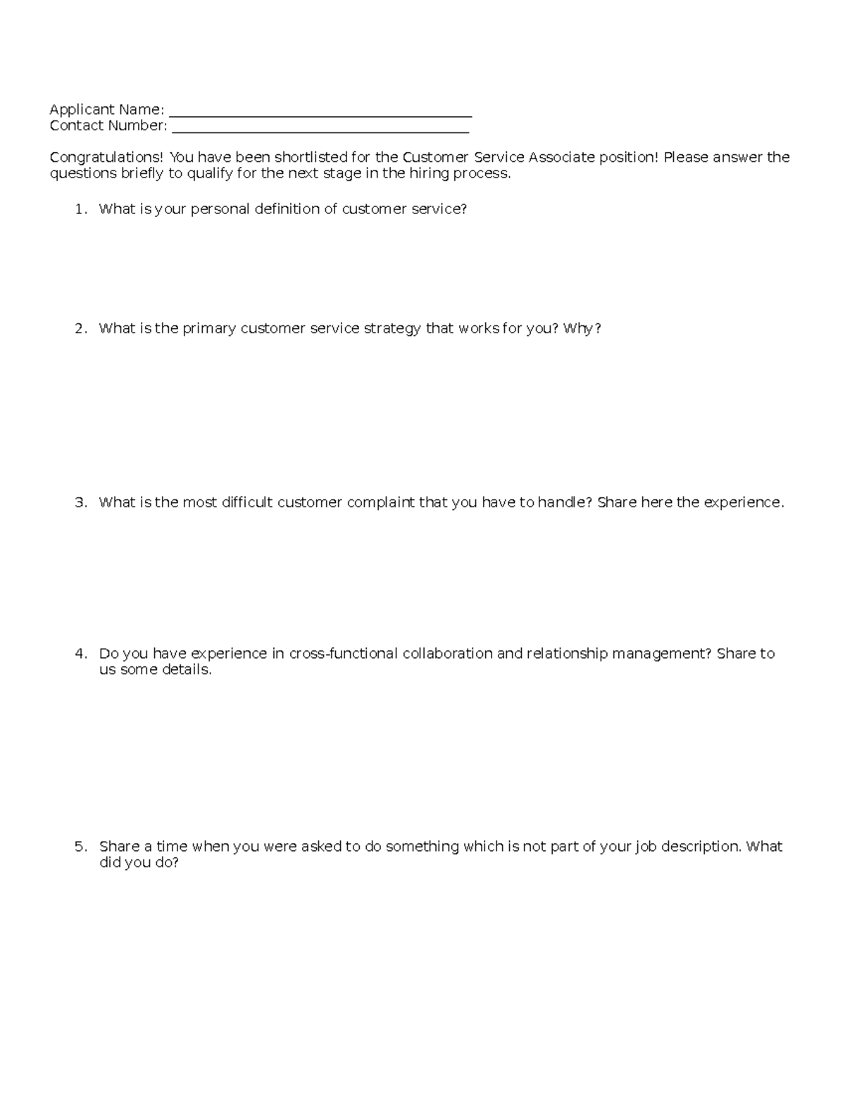 CS Essay - Bsjsjs - Applicant Name ...