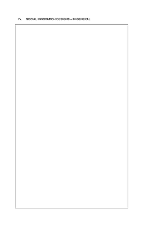 Social Innovation Designs - IV. SOCIAL INNOVATION DESIGNS – IN GENERAL ...