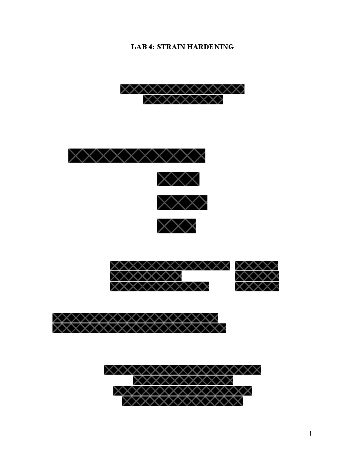 Rockwell Hardness Test - LAB 4: STRAIN HARDENING ABSTRACT In the ...