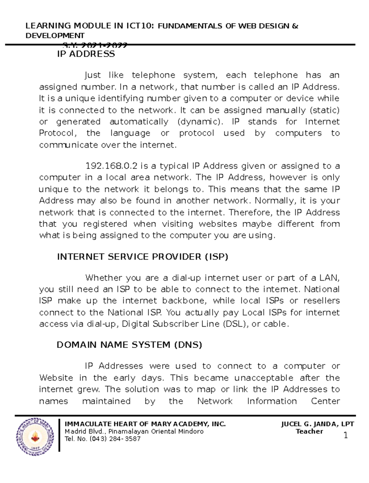 Inbound 7341793892418826541 - IP ADDRESS Just like telephone system ...