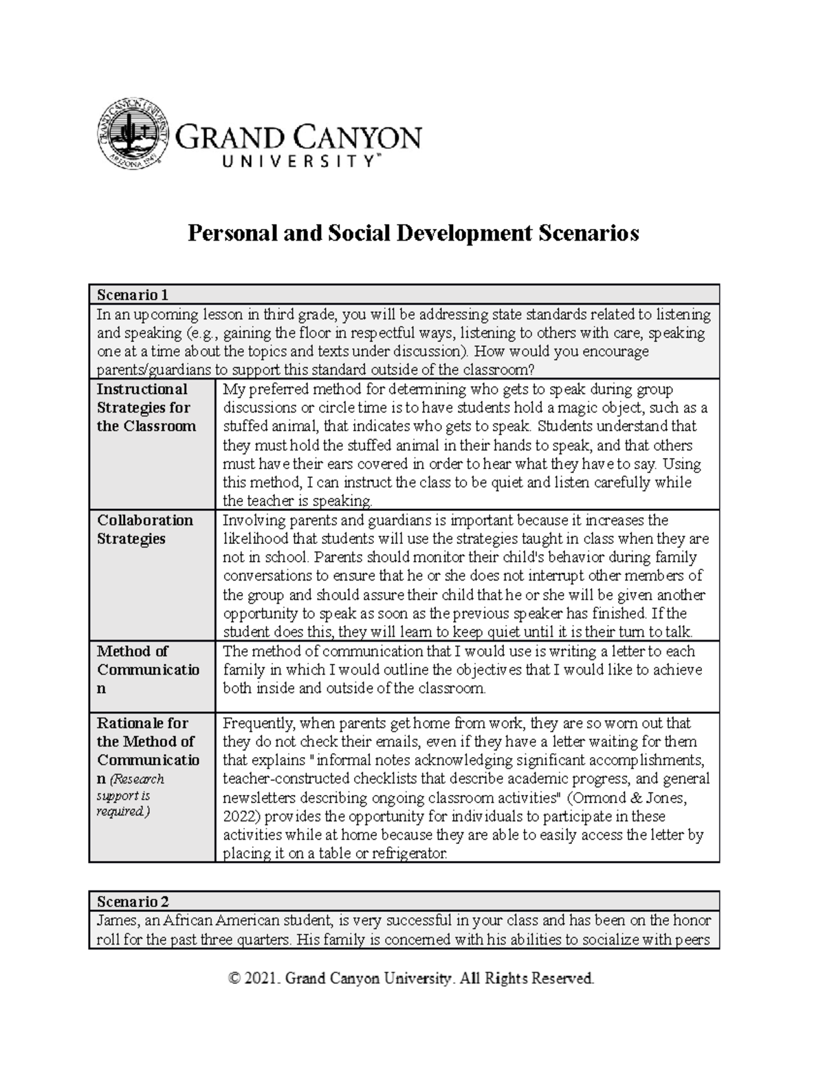 ELM-200-T5-Personal and Social Development Scenarios - Personal and ...