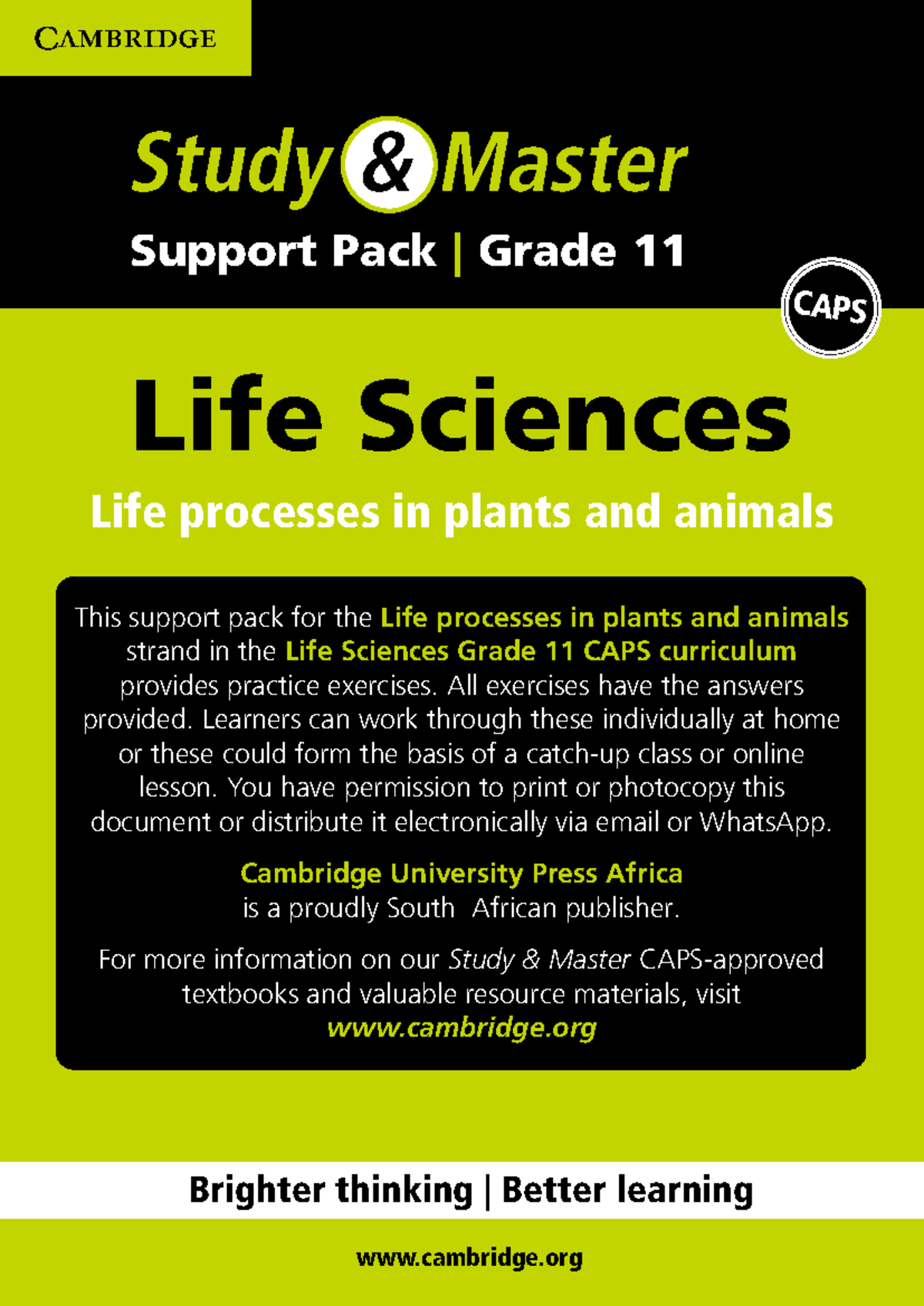 G11 Life Sciences Digital Support web Life Processes in Plants and ...