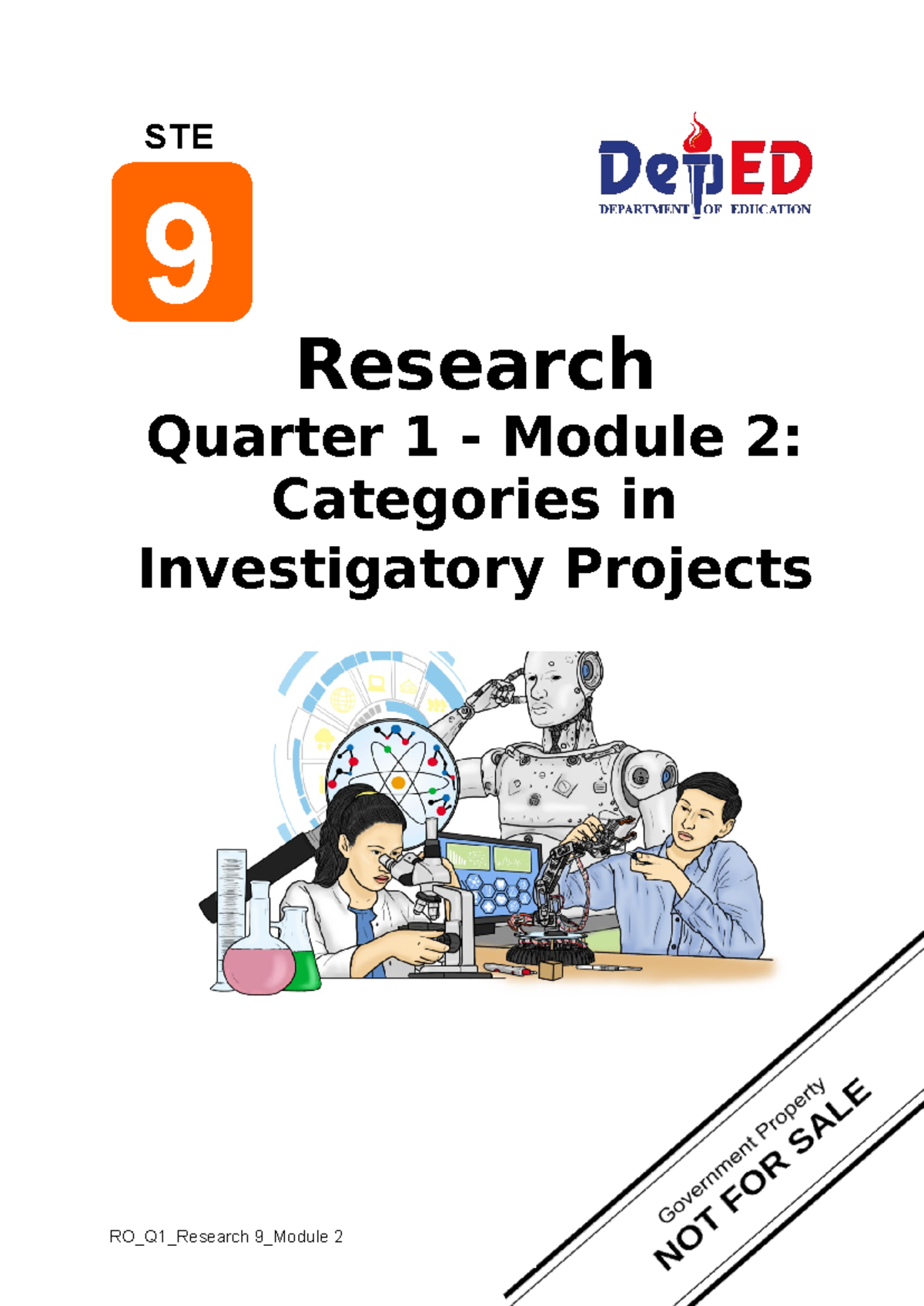 Research G9 Q1M2 Categories-in-Investigatory-Project - RO_Q1_Research 9 ...