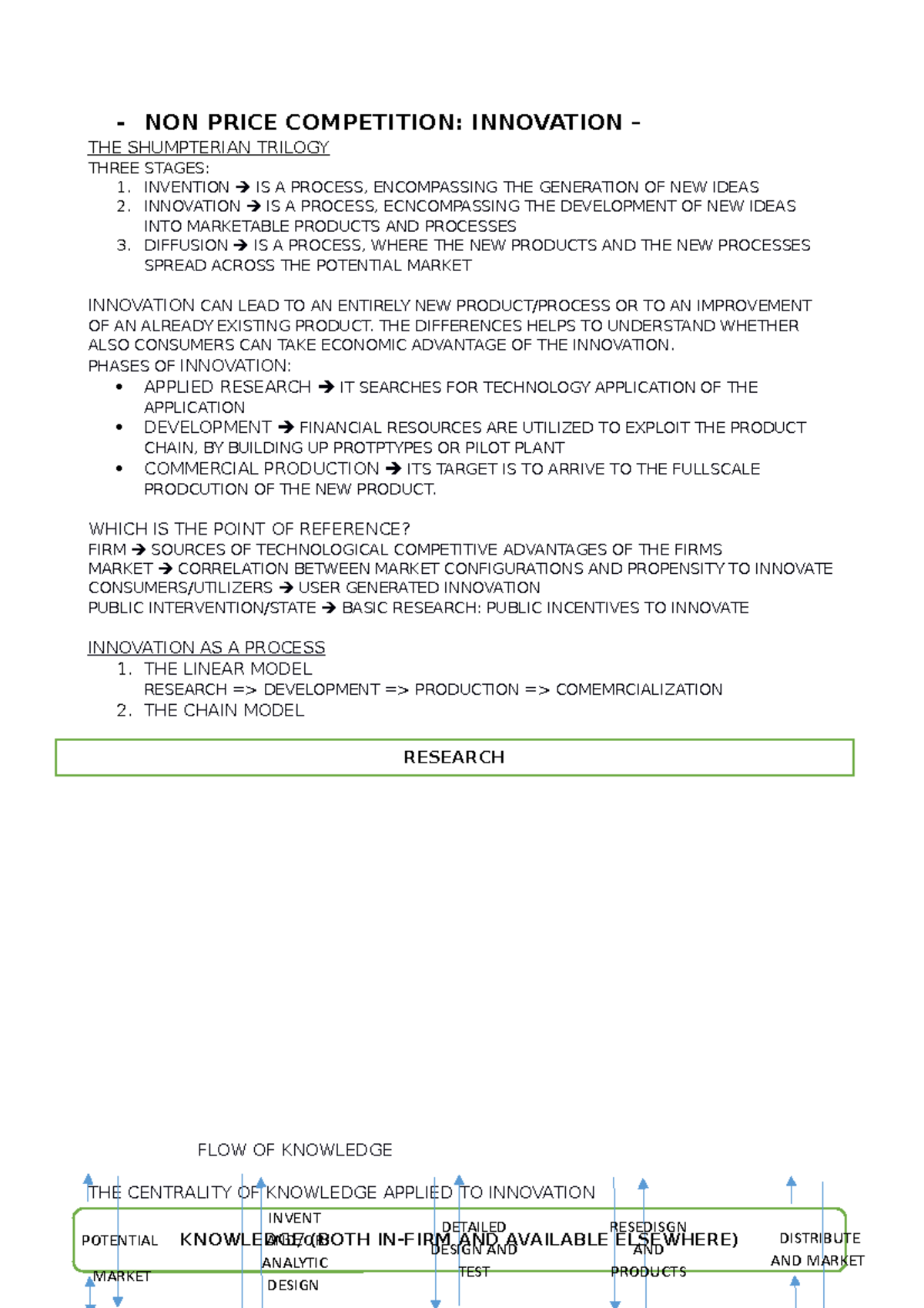 NON Price Competition Innovation - NON PRICE COMPETITION: INNOVATION ...