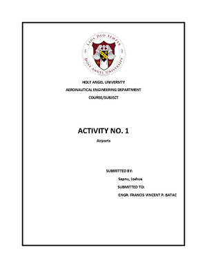 ACT 3 Sapnu Severoiii - Reciews - PAGE 1 of 3 PAGES 1. Model: Boeing ...