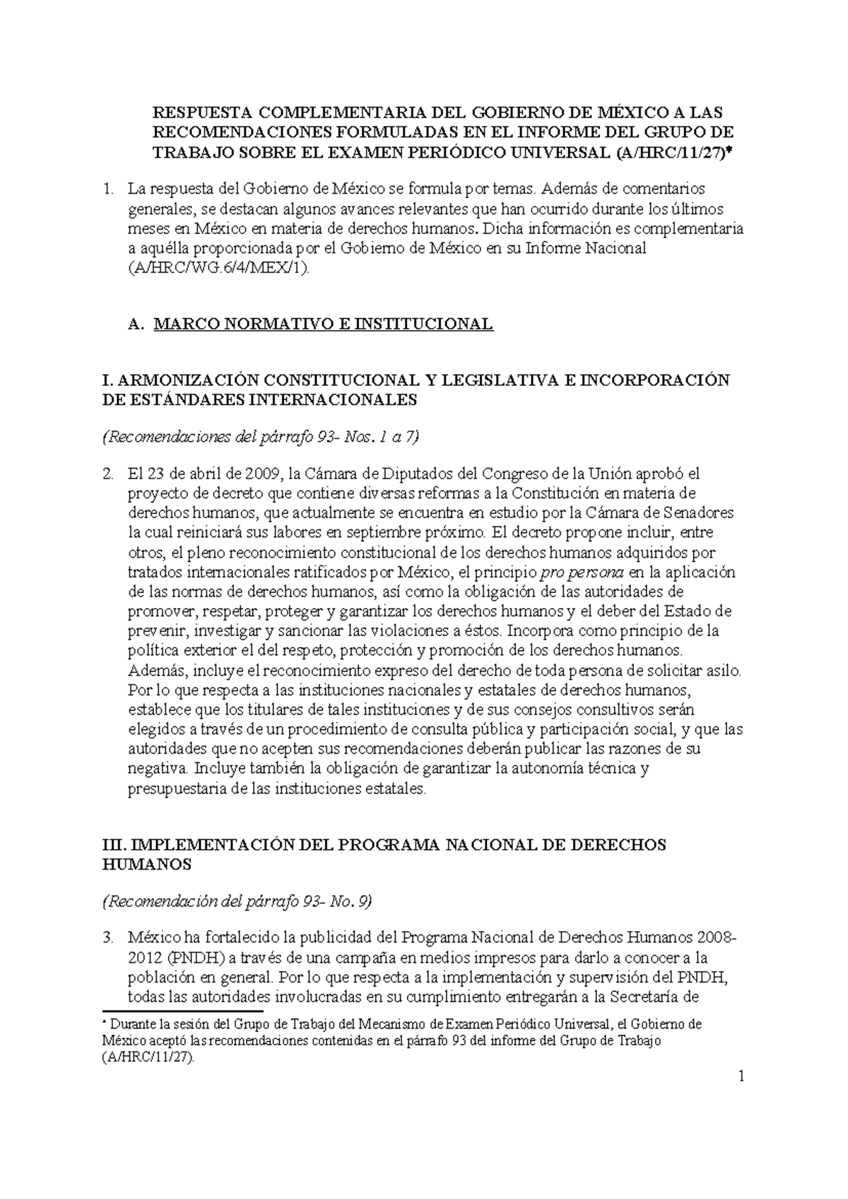 A HRC 11 27 Mexico Additonal information S - RESPUESTA COMPLEMENTARIA ...