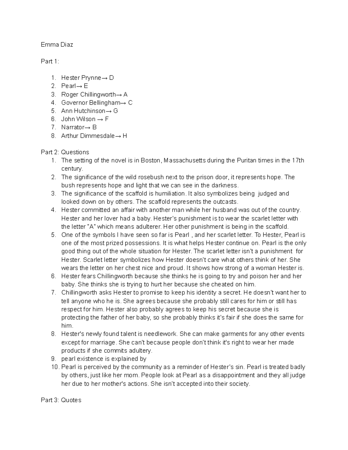 Untitled document - These are my notes. My notes are based off of my ...