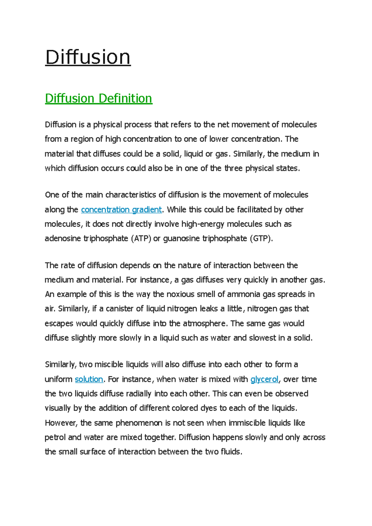 What Is Diffusion Definition Types Examples Of Diffusion