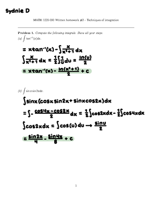 [Solved] The taylor series for fx lnx at a 3 is - Calculus II (MATH ...