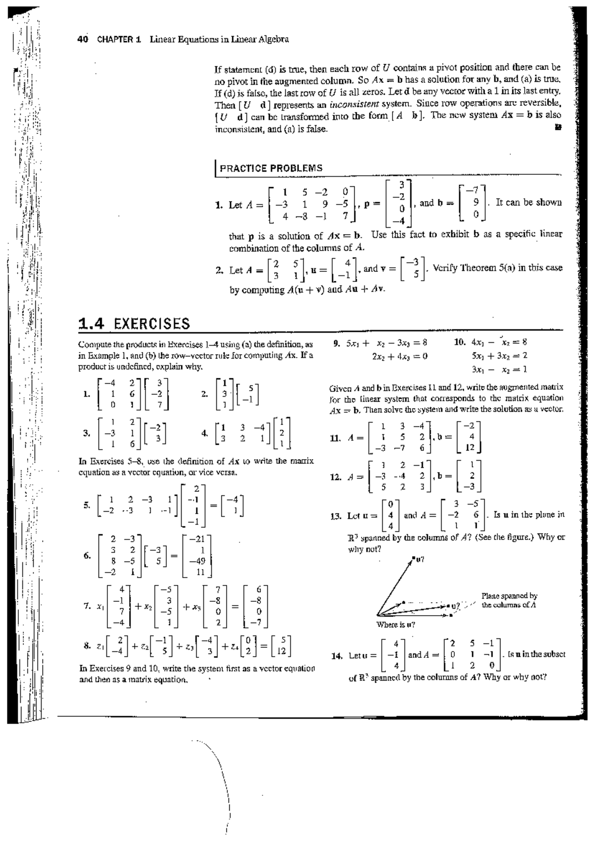 Exerc.S1 - exercícios - Álgebra Linear - Studocu