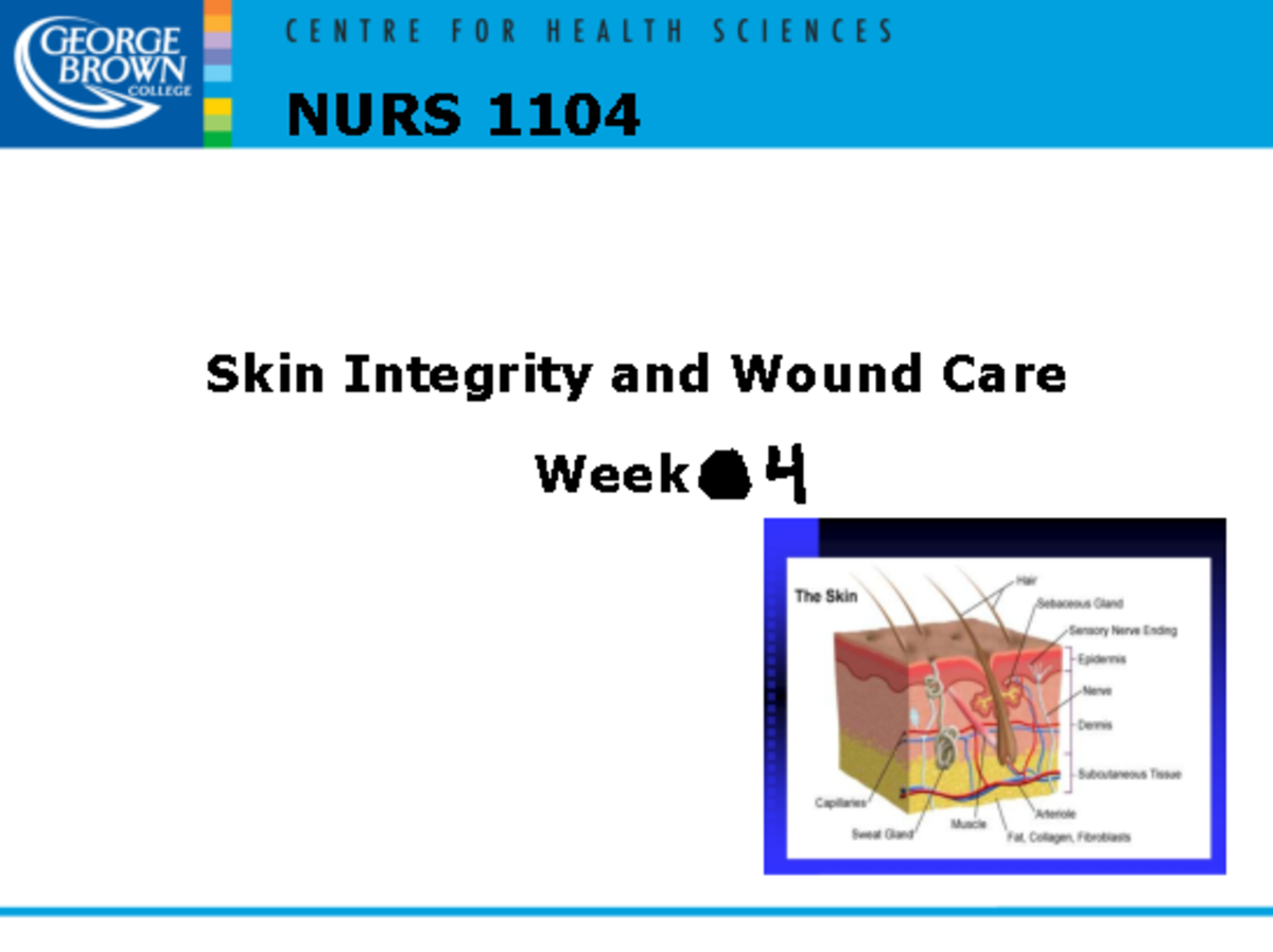Skin Integrity and Wound Care - Contrast the indications and ...