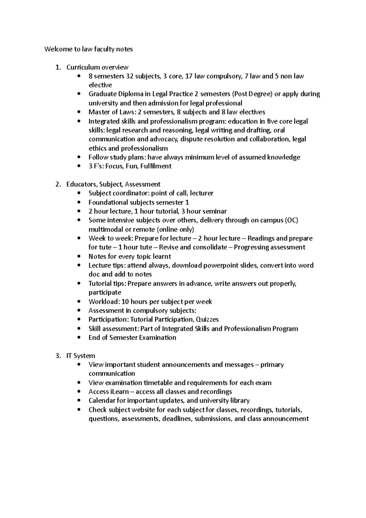 Welcome to Law Notes - Introduction to law, what it entails, what to ...