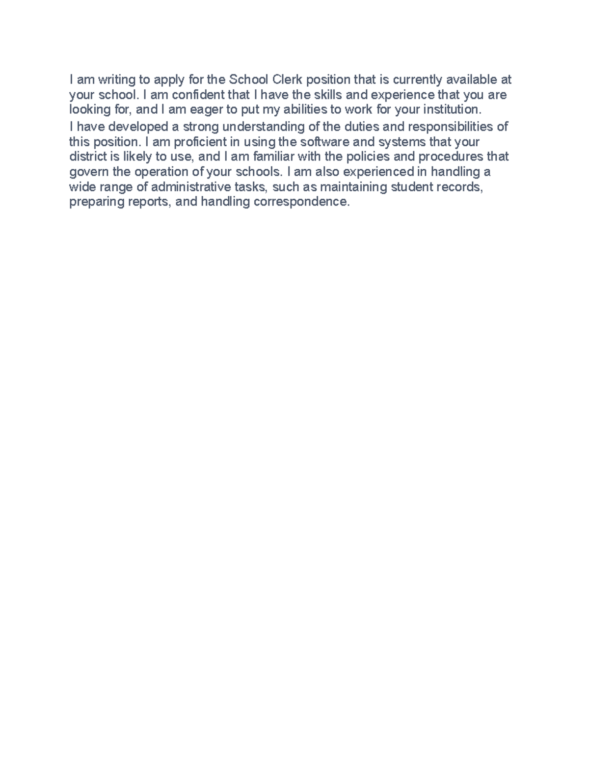 Inbound 8563389230423400337 - I am writing to apply for the School ...