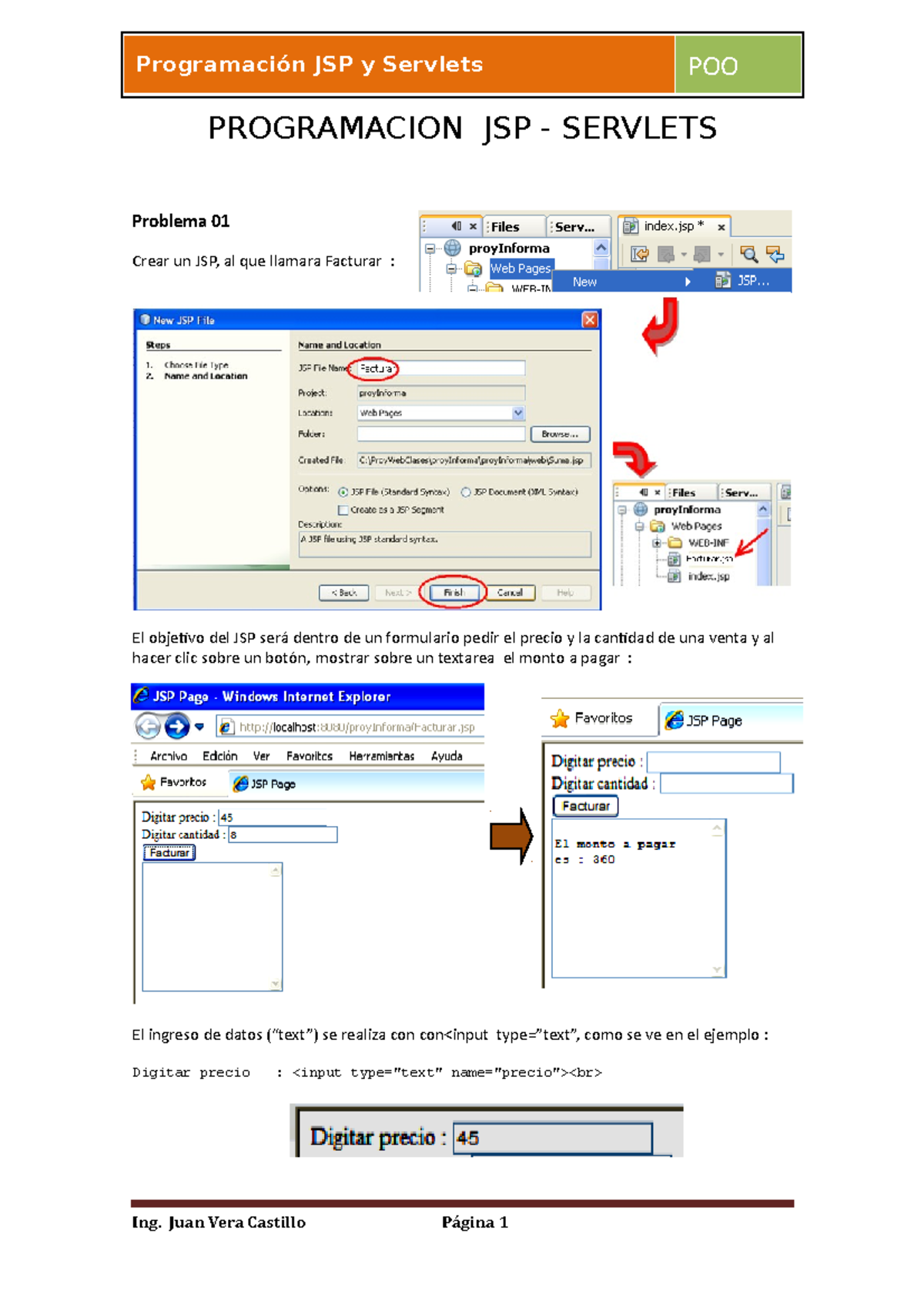 Clase JSP y Servlets 29 Oct BBB - PROGRAMACION JSP - SERVLETS ...