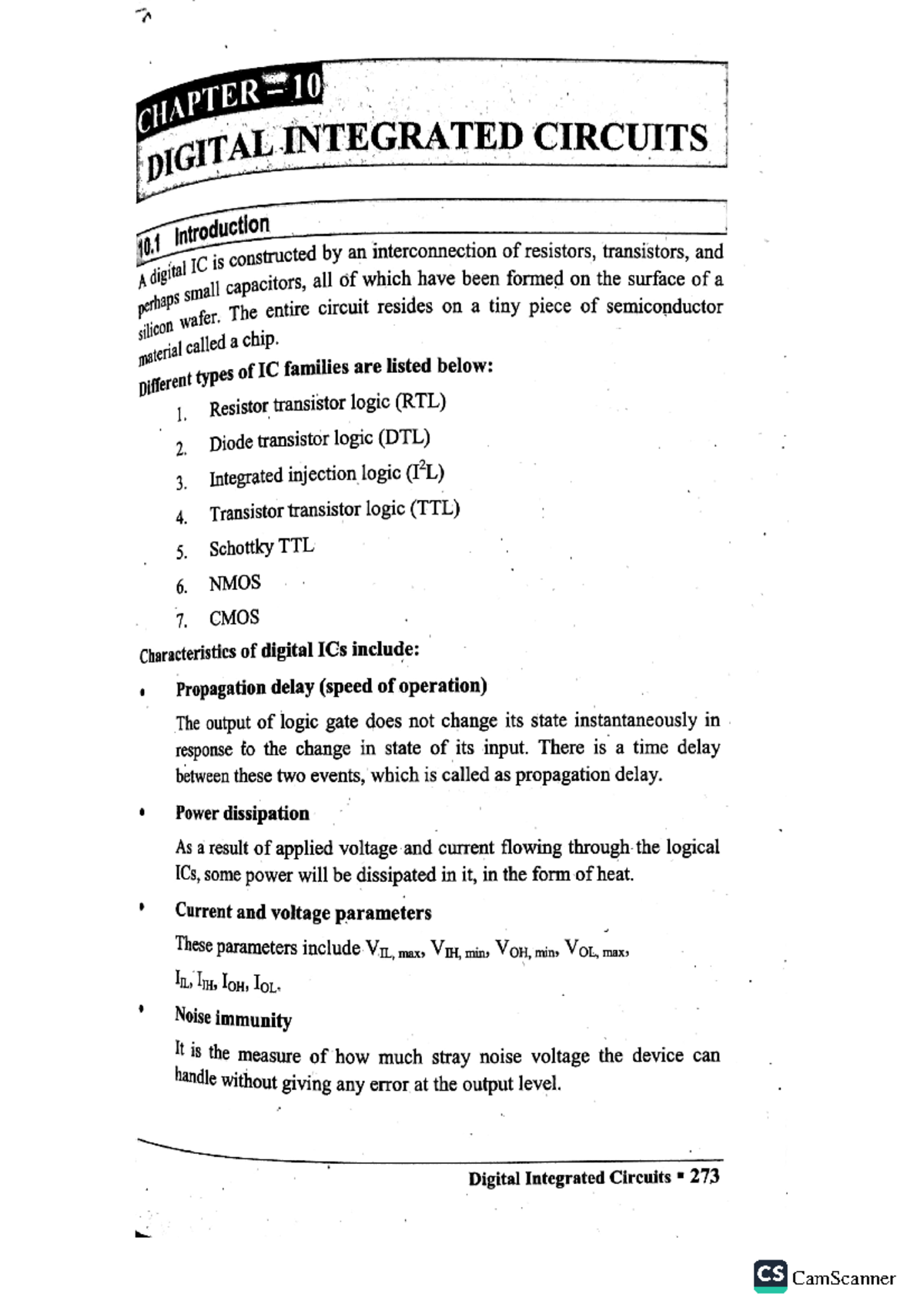 Ch 10 - DIC notes Digital Logic - Computer Engineering - Studocu