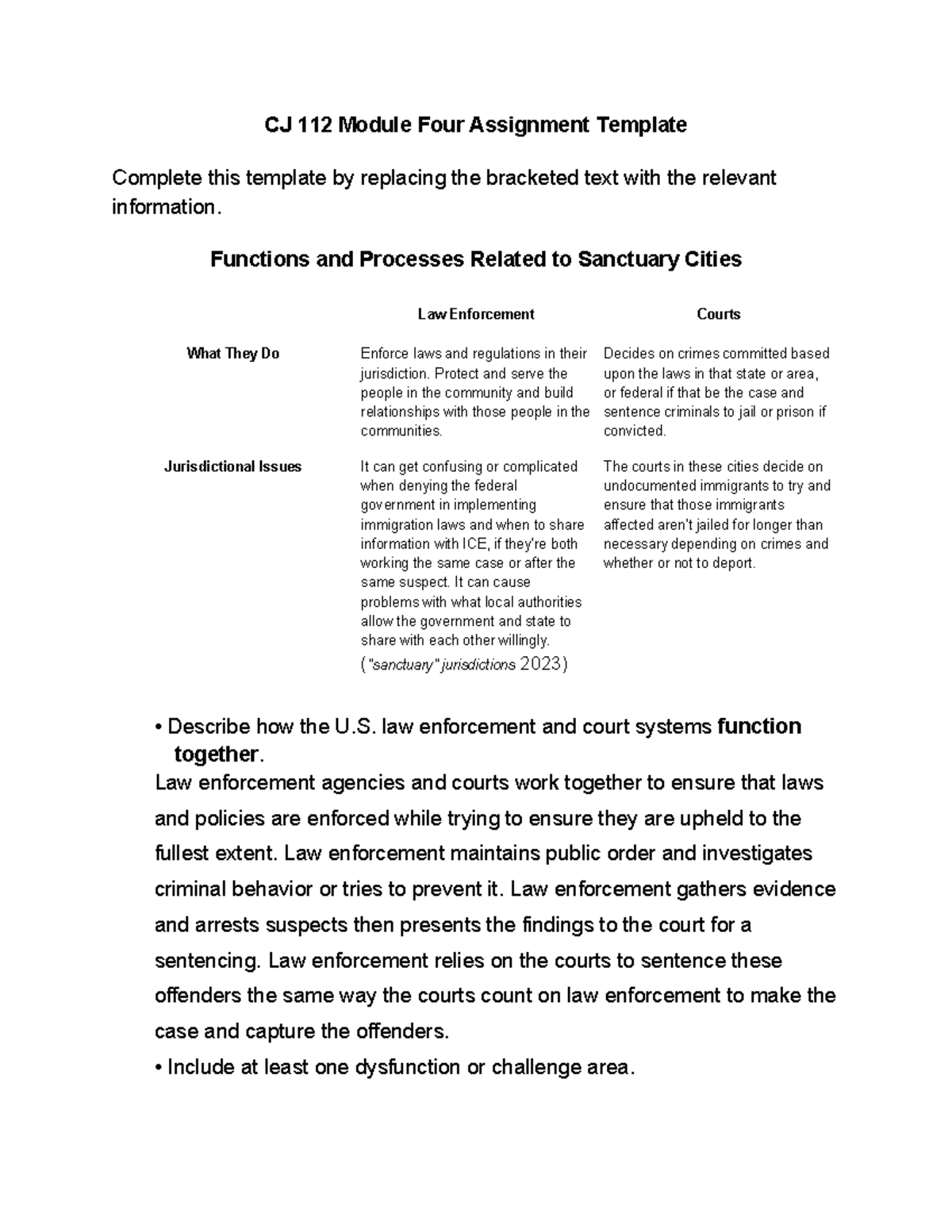 Cj112 4-2 - Module 4 assignment with citations I did - CJ 112 Module ...