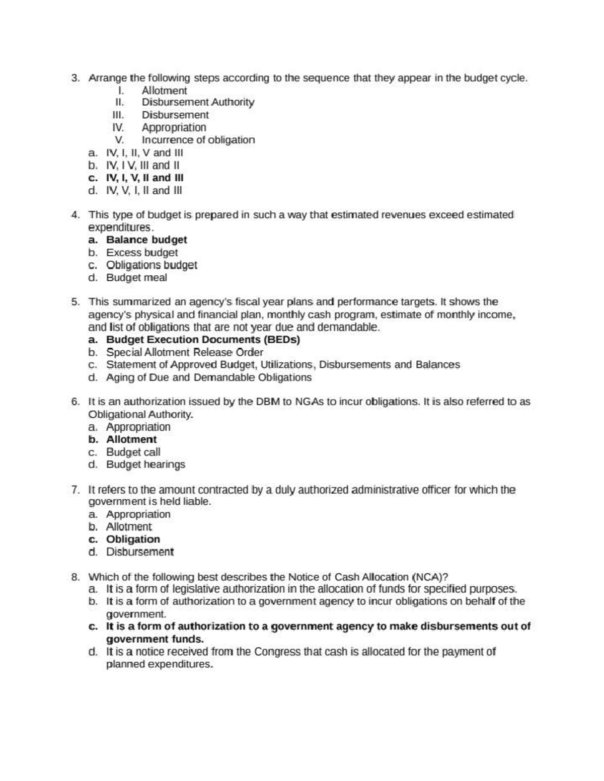 ACC845 8 - Udjd - 3. Arrange the following steps according to the ...