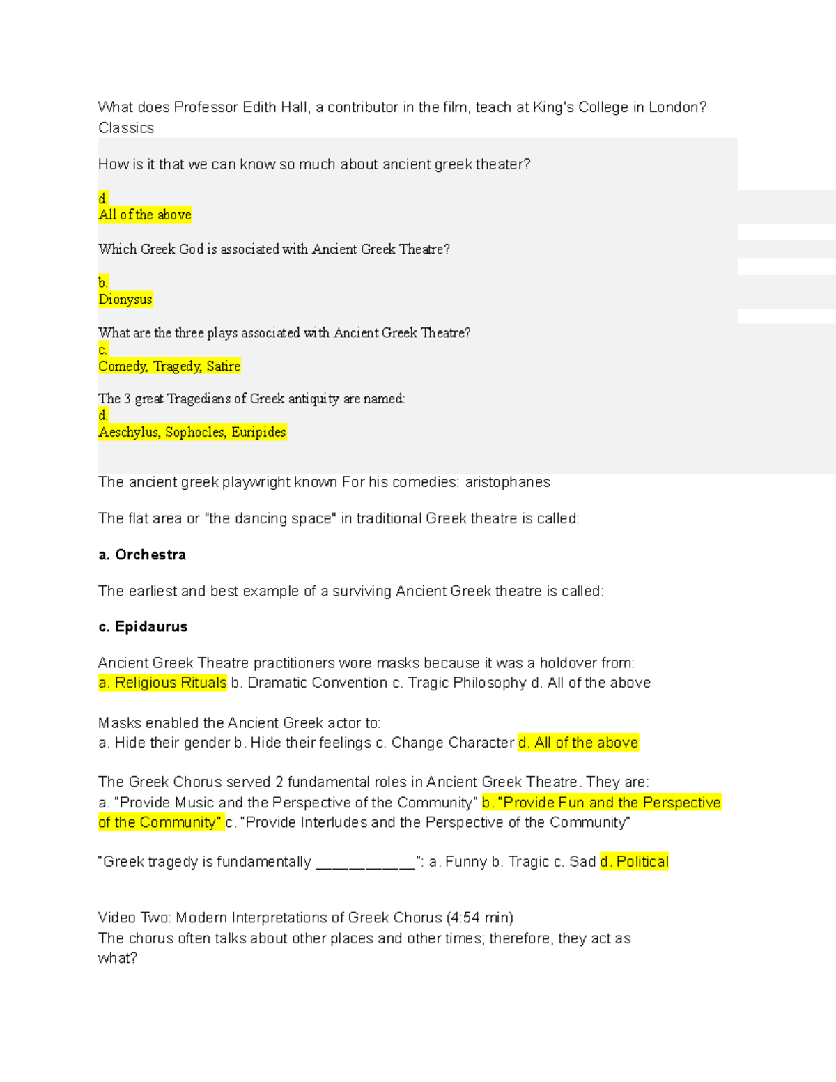 THE 2000-Module 5-Critical observation Assignment - What does Professor ...